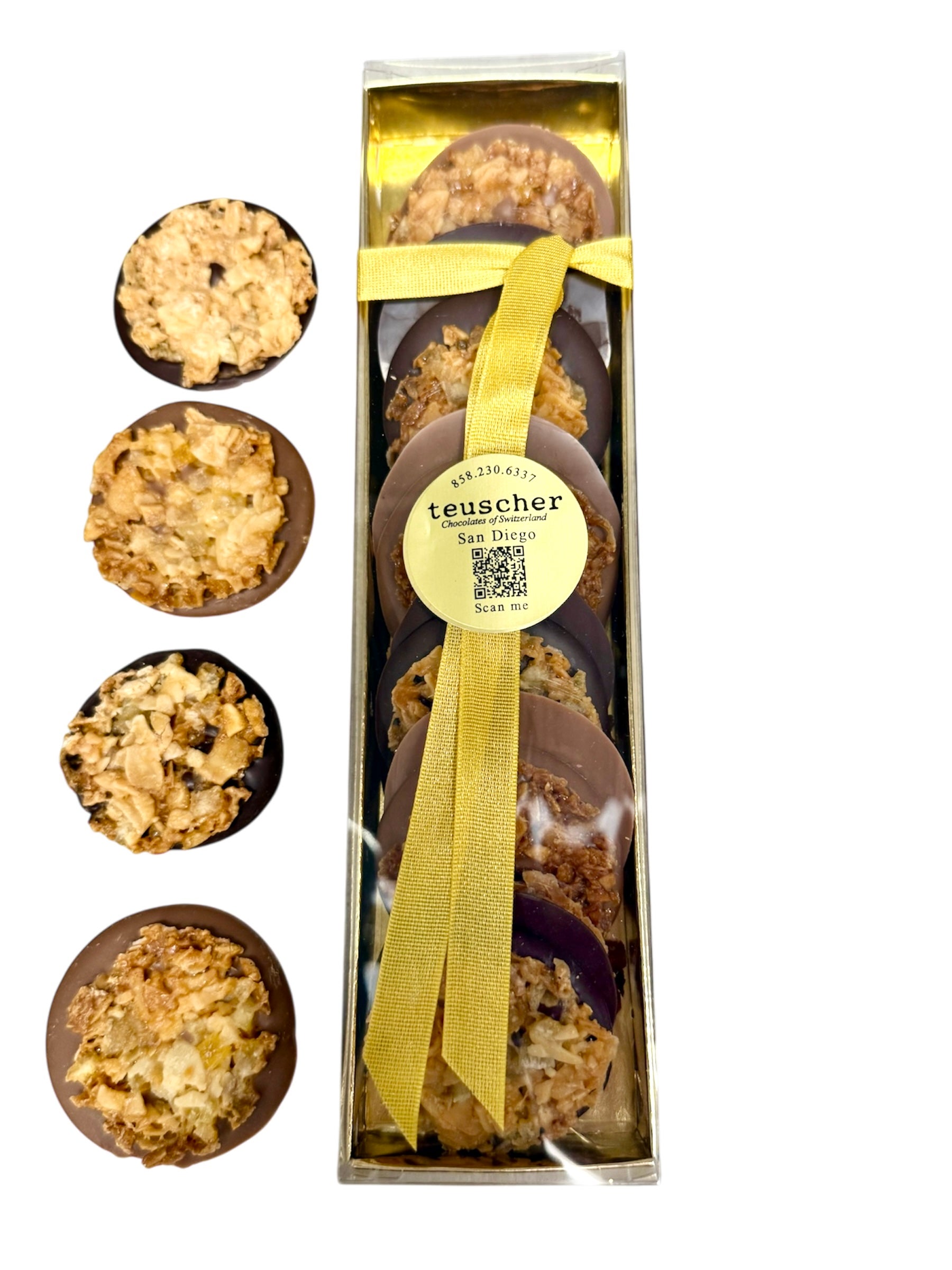 Florentine dark and milk | Teuscher Chocolates San Diego