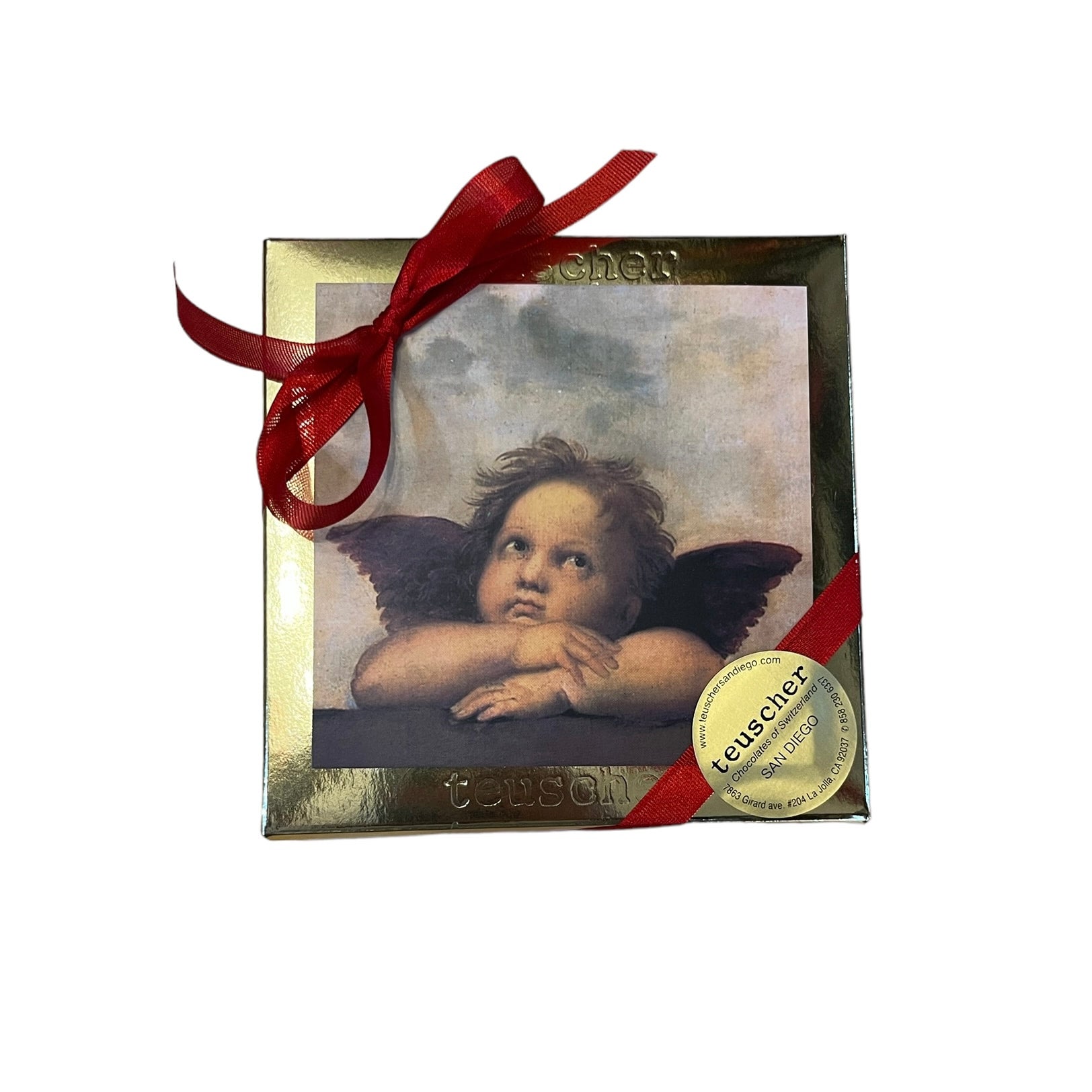 16 pieces Champagne Angel Box | Teuscher Chocolates San Diego