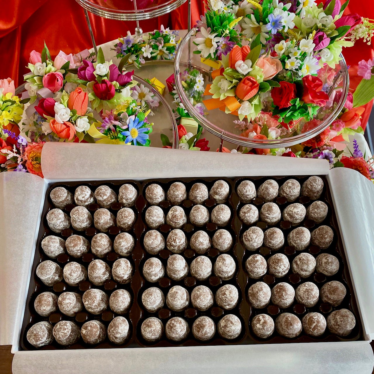 72 pieces Champagne Box | Teuscher Chocolates San Diego