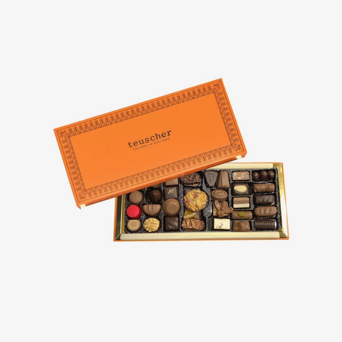 Orangerie 14 Oz 30-pieces | Teuscher Chocolates San Diego